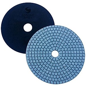 Stadea PPW118D Concrete Sanding Polishing Pads 4 Inch Grit 30 - Diamond Pads For Concrete Terrazzo Marble Floor Granite Stone Counter Wet Polishing - Pack of 2