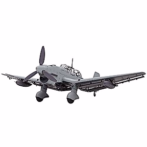Airfix Junkers Ju87R-2/B-2 Stuka 1:48 WWII Military Aviation Plastic Model Kit A07115, Red