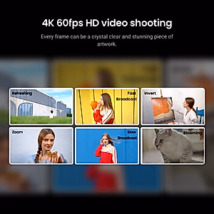 ZTE Axon 40 Pro Cellphone - 5G Unlocked Smartphone, 108MP Quad-Camera, Qualcomm Snapdragon 870, 144Hz 6.67”AMOLED Screen, 65W Quick Charge Android Phone w/ 5000mAh Battery,8+128GB, US Version, Black