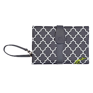 JJ Cole Diaper Changing Clutch, Stone Arbor