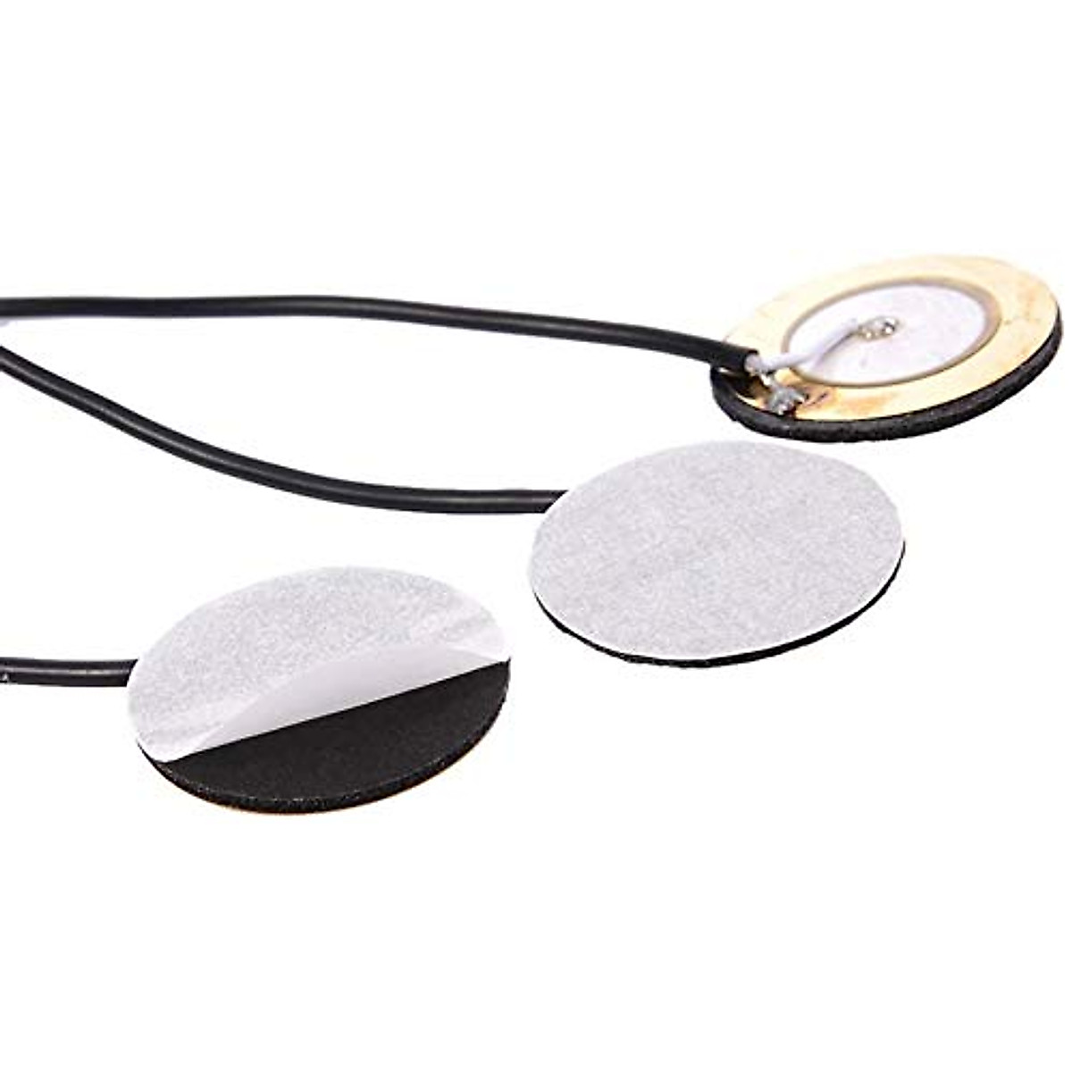 6.35mm Musical Instruments Pickups Piezo Microphone Contact 3 in 1 Self-adhesive Transducer Endpin Jack 1/4" for Guitar Violin Ukulele