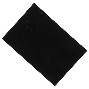 Zerodeko 2pcs Jewelry Sponge Pad Jewelry Organizer Inserts Earring Inserts Earring Sponge Tray Earring Tray Bracelet Display Stand Ring Holder for Jewelry Travel Needle Display Mat