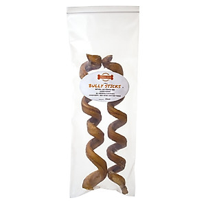 Preen Pets 12" Curly Bully Sticks (60 ct) NOT Odor Free