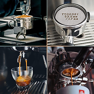 54mm Espresso Puck Screen Coffee Portafilter Puck Screen Espresso Portafilter Lower Shower Screen Reusable Contact Screen 53.5mm