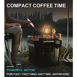 Nahida Handheld Milk Frother for Coffee, Rechargeable Electric Whisk with 3 Heads 3 Speeds Drink Mixer Foam Maker For Latte, Cappuccino, Hot Chocolate, Egg - Pink