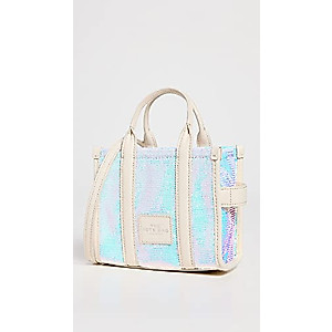 Marc Jacobs Women's The Micro Tote, Iridescent, Clear, One Size