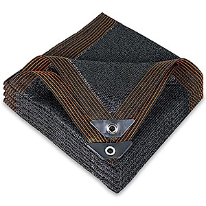 winemana 50% Black Shade Cloth, 20 x 30 FT Durable Mesh Tarp with Grommets, Garden Sunblock Shade Cloth Shading Antifreezing for Plants Cover, Greenhouse, Barns Kennel, Patio, Tomatoes