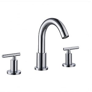 Dawn AB16 1513C 3-Hole, 2-Handle Widespread Lavatory Faucet, Chrome