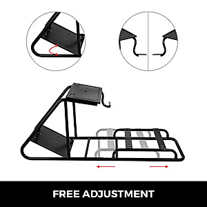 VEVOR Racing Simulator Stand Adjustable Steering Wheel Stand Carbon Steel Racing Wheel Stand fit for Logitech G25, G27, G29, G920, Racing Wheel Gaming Stand, Not Included Wheel,Pedals and Chair