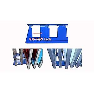 TECHTONGDA 6 Slot Screen Printing Frame Rack Shelf Storage Holder Desktop Adjustable Silk Screen frame Rack Screen Drying