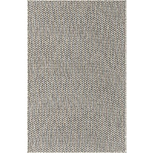 Rugs.com Outdoor Solid Collection Rug – 3' x 5' Light Gray Flatweave Rug Perfect for Entryways, Kitchens, Breakfast Nooks, Accent Pieces