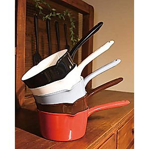 Pearl Metal Petit Cook Hollow Milk Pan, 5.9 inches (15 cm), Blue Gray HB-2084