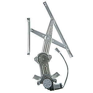 YHTAUTO Front Power Window Regulator Passenger Side with 2-Pin Motor Assembly for Ford Mustang 1994-2004 Convertible/Coupe