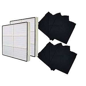 Nispira True HEPA Carbon Pre Filter Set Compatible with Sears Kenmore 83375, 83376, 83200, 83202 (Progressive 335), 83230, 83354, 83355 & 295 Series, 2 Packs