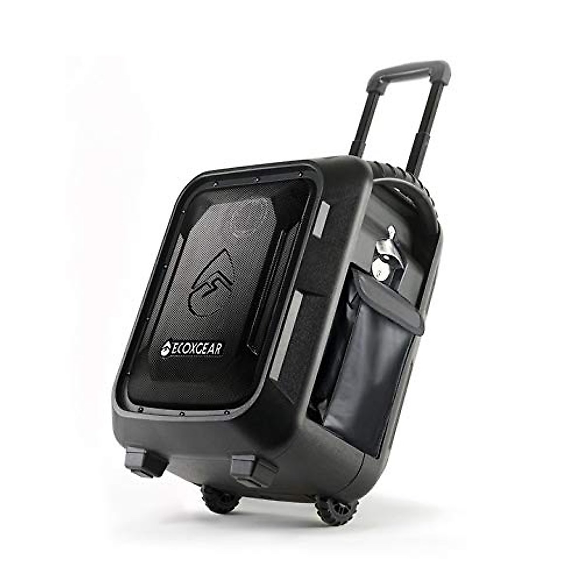 ECOXGEAR EcoBoulder+ GDI-EXBLD810 Rugged Waterproof Floating Portable Bluetooth Wireless 100 Watt Speaker and PA System (Gray)