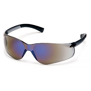 Pyramex S2575S Ztek Safety Glasses Blue Mirror with Blue Mirror Lens (12 Pair)