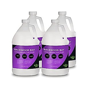 Backwood Bay ® (Extreme Hang Time Longest Lasting Fog Fluid) - 4 Gallons Fog Juice