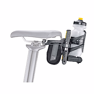 Topeak Tri-Backup Spare Road Inner Tube Bag, Black, 12.2 x 6.8 x 4.4 cm / 4.8” x 2.7” x 1.7”