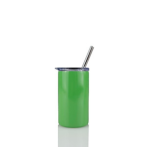 Hogg Mini Tumbler 6 Pack - 3oz Mini Skinny (Multi Color), Sublimation Shot Glasses with Lids, 3 oz Shot Glasses, Mini Tumblers with Lids and Straws, Sublimation Shot Glass Blanks