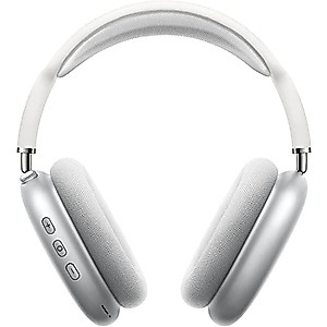 Peakfun Wireless Headphones Over-Ear Bluetooth Adjustable Headphones 42 Hours of Listening Time Volume Control, Fitting in Gaming/Running/Sports Headphones for iPhone/Android/Samsung - Silver