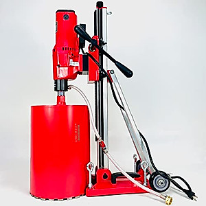 12Z1 T/S 2-SPEED CORE DRILL W/TILTING STAND CONCRETE CORING BLUEROCK Tools