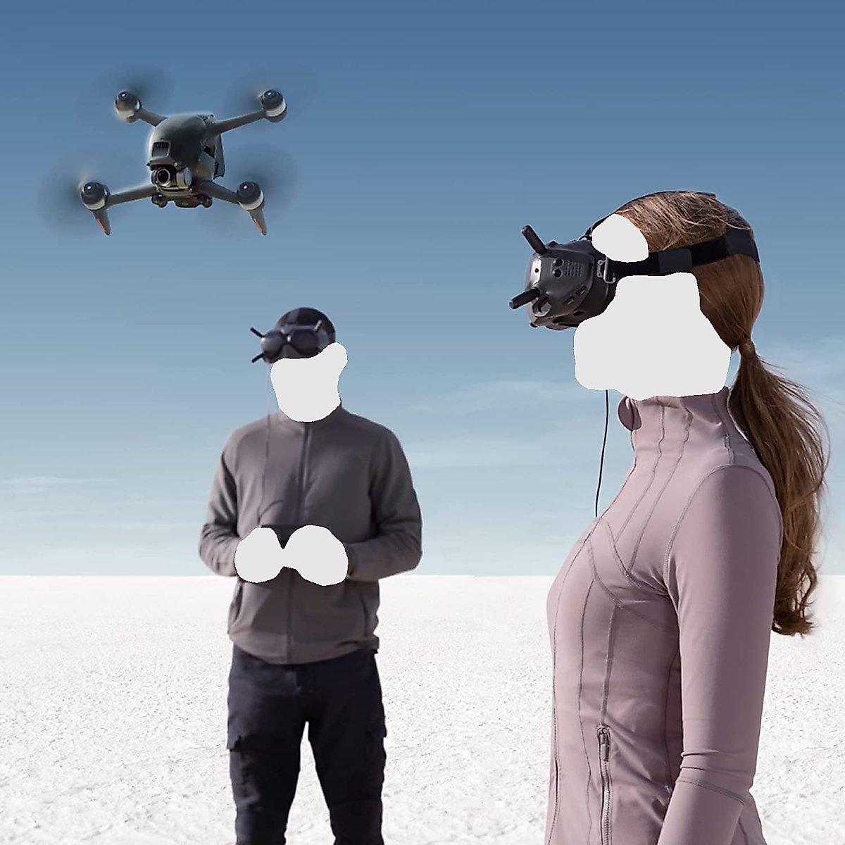 DJI FPV Combo Bundle – Integra Goggles First-Person View Drone UAV Quadcopter Bundle with Joystick Motion 4K Camera, S Flight Mode, Super-Wide 150° FOV, HD Low-Latency Transmission, With 128GB SD Card Backpack