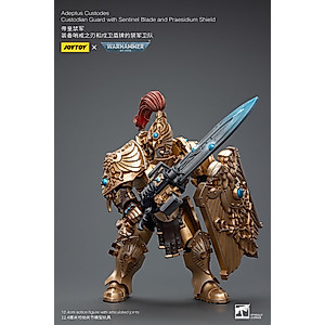 JoyToy Warhammer 40K: Adeptus Custodes Custodian Guard with Praesidium Shield 1:18