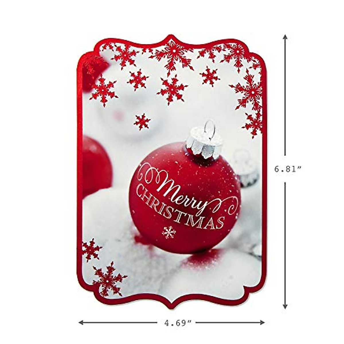 Hallmark Christmas Boxed Card Assortment, Ornament and Stocking (40 Cards with Envelopes and Gold Seals) (1XPX2806)