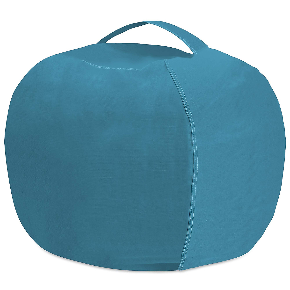 Posh Stuffable Kids Stuffed Animal Storage Bean Bag Chair Cover - Childrens Toy Organizer, X-Large 48" - Heather Teal