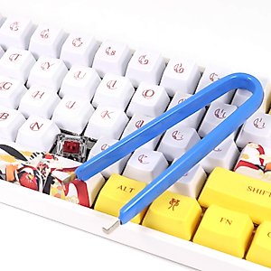 Keyboard Lube Kits 5PCS Contain GPL 205G0 Grease 0.17oz, Stem Holder Keycap Puller Lube Brush, and Switch Puller, Universal Switch Lubricant for Mechanical Keyboard Switches and Stabilizer