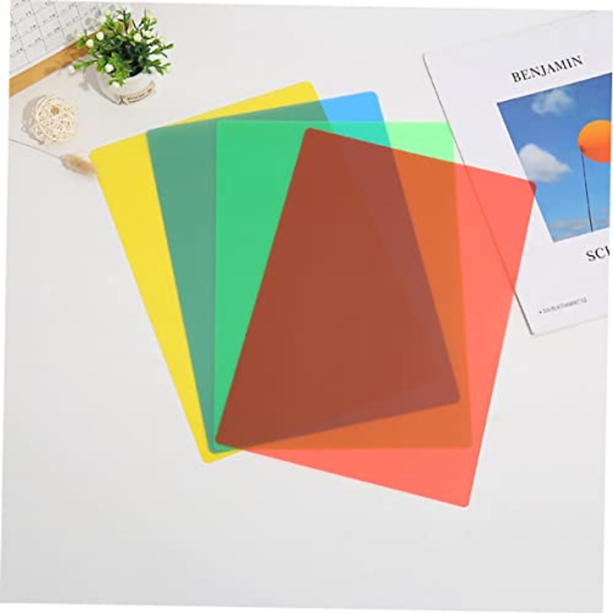 20pcs A4 Writing Pad Desktop Protector Office Notepad Desk Notepad Plastic Paper Pad Anti- Static Writing Mat Writing Pad Plastic Board Office Writing Pad Exam Board