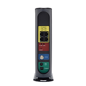 MOTOROLA MG7540 16x4 Cable Modem Plus AC1600 Dual Band Wi-Fi Gigabit Router with DFS, 686 Mbps Maximum DOCSIS 3.0 - Approved by Comcast Xfinity, Cox, Charter Spectrum, More