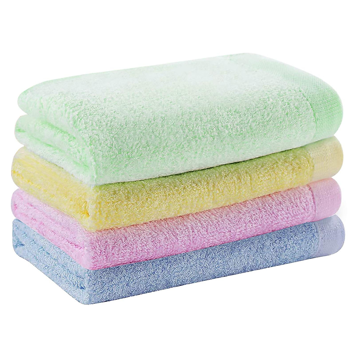 Yoofoss Hand Towels Face Washcloths Towel Set for Bathroom-Kitchen-Hotel-Multi-Purpose, Ultra Soft, Absorbent, 13" x 29" - 4 Pack