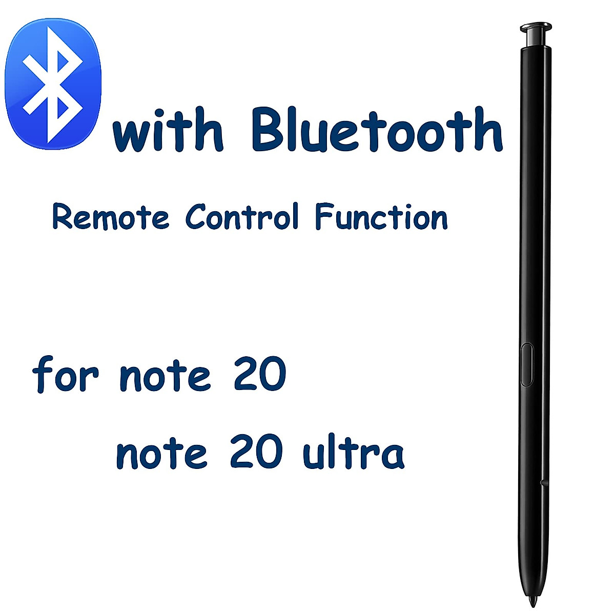 Note 20 Pen (withBluetooth) Replacement for Samsung Galaxy Note 20 Note 20 Ultra 5G Stylus Pen Note 20 Ultra S Pen (Mystic Black)