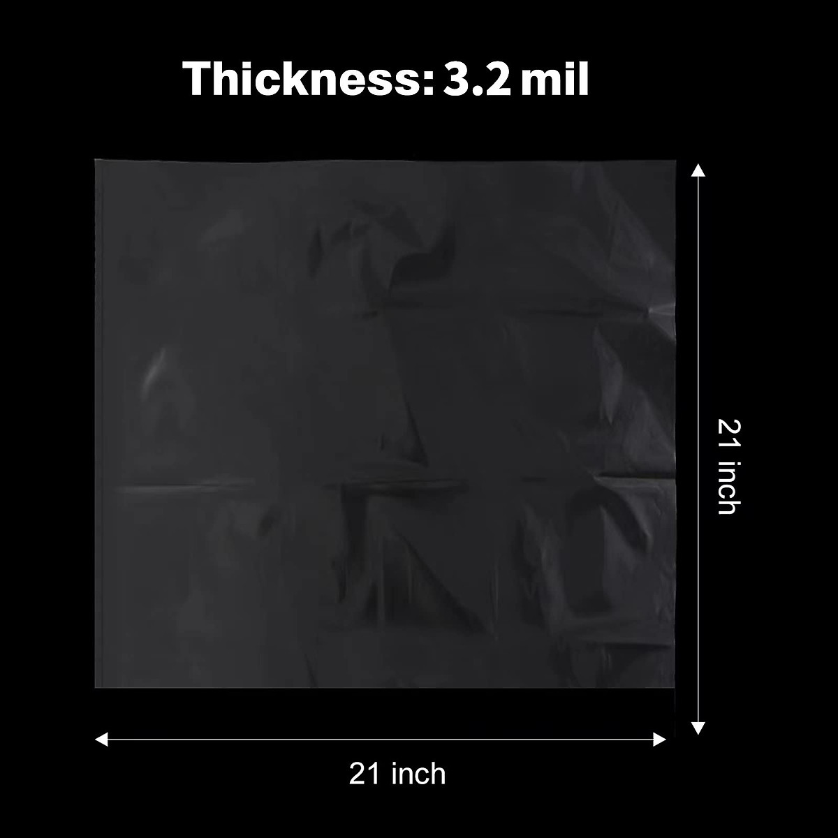 Xsourcer Food Storage Bags, 3.5 Gallon Bucket Liner Bags, Food Grade Platisc Bag for Marinading and Brining, Heavy Duty & BPA Free Bag for Home Kitchen, Pack of 30，21"X21"