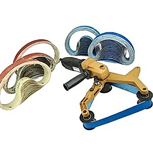 40A & 100 Belts Pipe Polisher Grind Sander by BLUEROCK Tools Belts fits Metabo