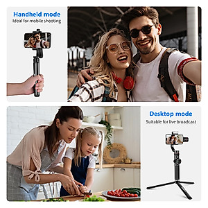 NEEWER Mini Metal Tripod, Table Stand, Desktop Compact Tripod Compatible with Crane M2, Smooth Q2, Gimbal Grip Stabilizer and All Cameras