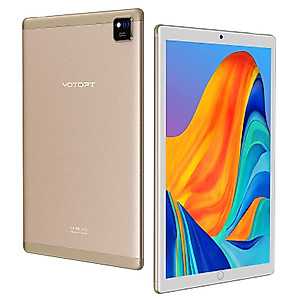 YOTOPT Tablet 10.1 Inch 2 in 1 Android 12 Tablet with Keyboard Case Bundle, Octa-Core Processor, 4GB+64GB ROM 1TB Expand, 8000mAh, WiFi, Bluetooth, GPS, Parent Control Tablets