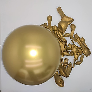 Navy Blue Balloons Garland Arch Kit, Navy Blue Metallic Gold Orange Ivory White Balloon Garland Kit for Thanksgiving Decorations Birthday Party Baby Shower Wedding Fall Graduation Decorations