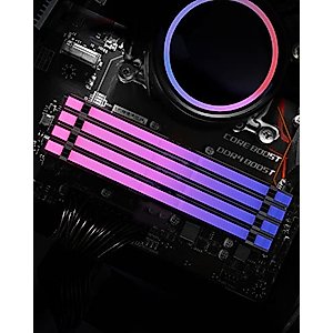 HP V8 RGB RAM 16GB Kit (8GBx2) DDR4 3000MHz CL16 1.35V Desktop Computer LED Memory - 8MG00AA#ABC