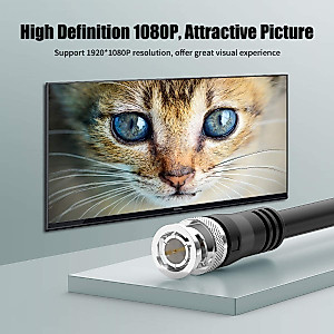 BIFALE SDI Cable 75ft, 3G HD-SDI Cable, Heavy Duty BNC to BNC Cable 75 Ohm, 1080P for Video Security Camera CCTV Systems Video Coaxial Cable