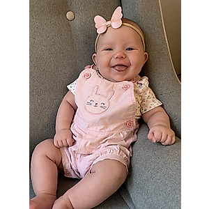 DiaperSquad's Baby Girl Bow Headbands Newborn Infant Toddler 20-pack Hairbands and Bows Child Hair Accessories