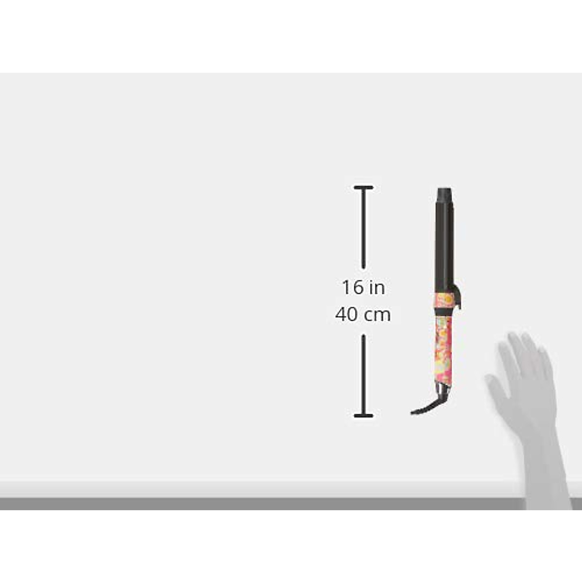 amika amika The Autopilot 3-in-1 Rotating Curling Iron, Signature Pink, 0.3 Fl oz.