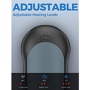 OCOOPA Fast-Charging Hand Warmers, 10000mAh Handwarmer with PD & QC 3.0 Rechargeable Hand Warmer Supercar Design Heating time 15 Hrs Perfect for Outdoor Activities Brilliant Winter Gift