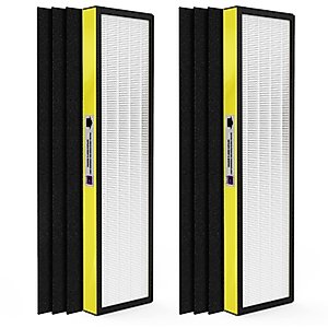 2-Pack True FLT5000 FLT5250PT FLT5111 HEPA Replacement Filter C, Compatible with AC5000, AC5000E, AC5250PT, AC5350B, AC5350BCA, AC5350W, AC5300B, CDAP5500B, AP2800CA Purifiers