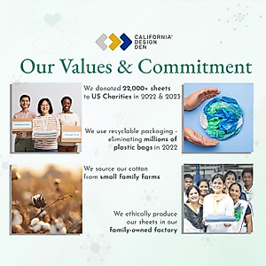 California Design Den 5-Star Hotel-Quality Twin Bed Sheets Cotton, 100% Cotton Sheet Set - 600 Thread Count Sateen with Deep Pockets (Blush Pink)