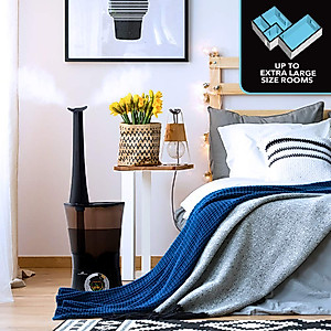 Air Innovations 1.6 Gallon Mist Humidifier, Black