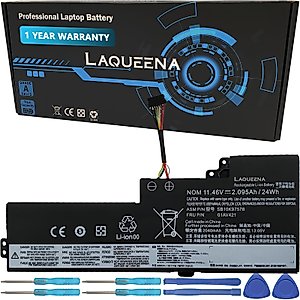 LAQUEENA SB10K97578 Internal Laptop Battery Compatible with Lenovo ThinkPad T470 T480 A475 A485 TP25 Series SB10K97577 SB10K97576 01AV421 01AV419 01AV420 01AV489 11.46V 24Wh 3-Cell