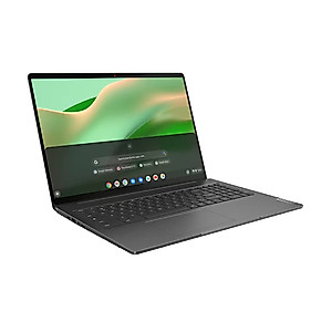 Lenovo IP 5 Chrome | 16" 2.5K 120Hz Gaming Chromebook | Core i3-1215U | 8GB RAM | 128GB eMMC 5.1 | FHD Camera | RGB Backlit Keyboad | Wi-Fi 6 + Bluetooth 5.3 | Storm Grey | Chrome OS (Renewed)