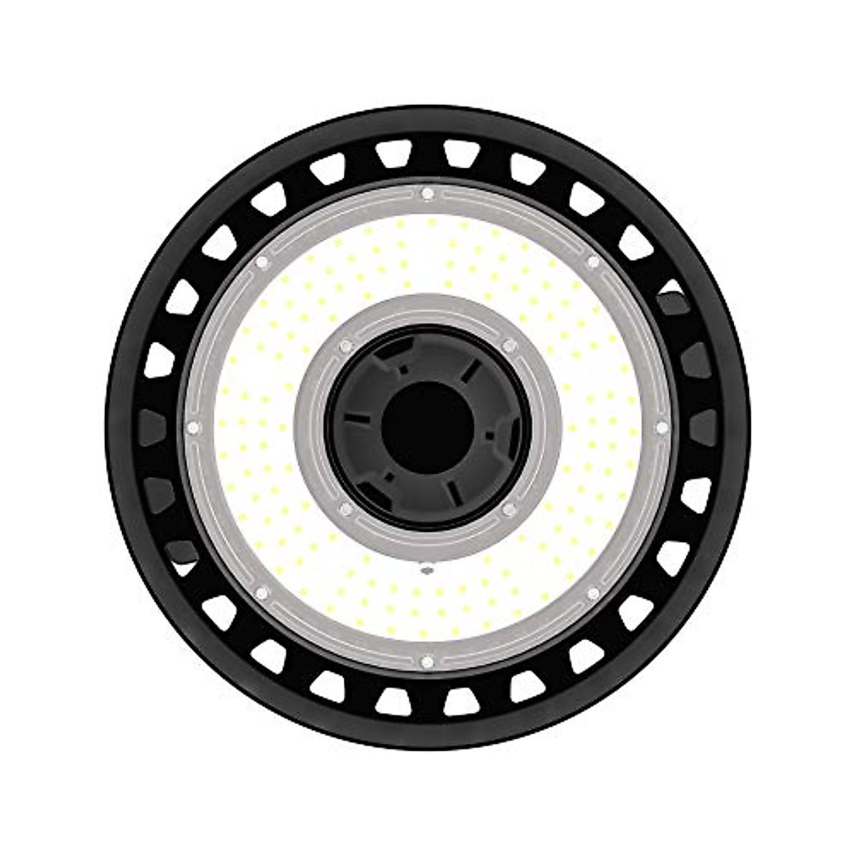 CYLED Post Top Light 60W LED Circular Area Light 8000Lm 5500K Pure White (200W Equivalent) Garden Pole Lights Outdoor Post Top Lamps Lamp Top Pathway Pole Light Fixture for Street Yard Garden